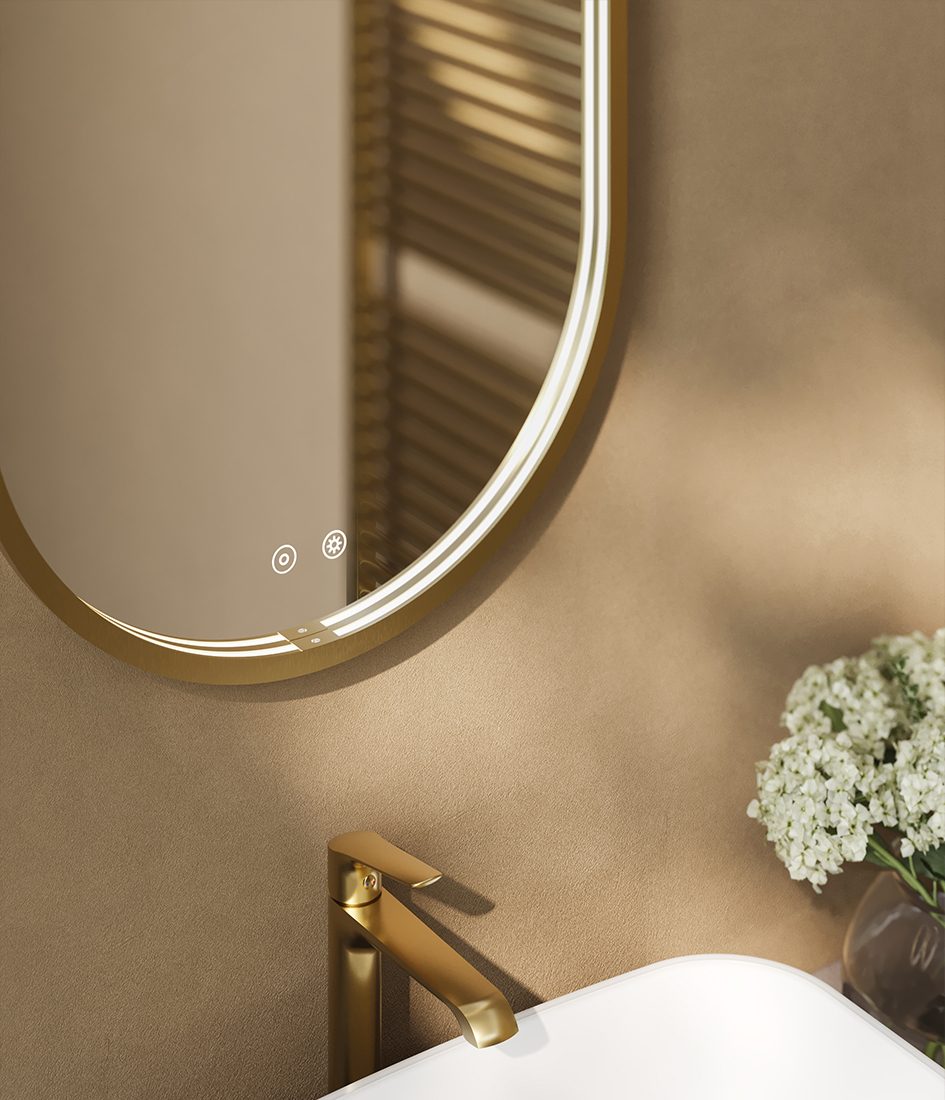 Pill Mirror | Aqualla Brassware