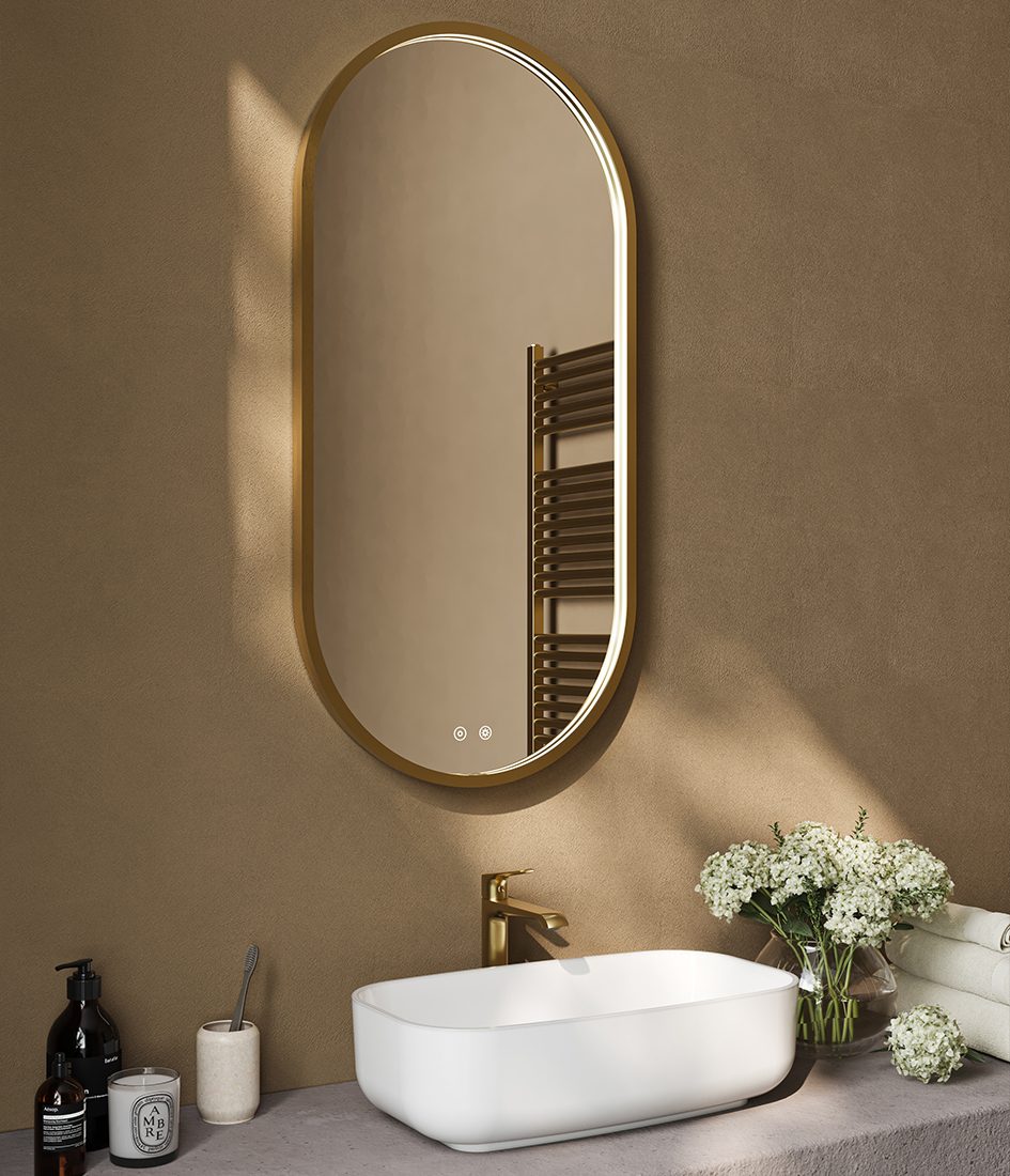 Pill Mirror | Aqualla Brassware